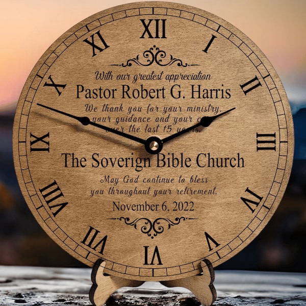 Pastor Retirement Gift - Etsy