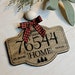 Personalized Zip Code Home Ornament - First Christmas Ornament ...