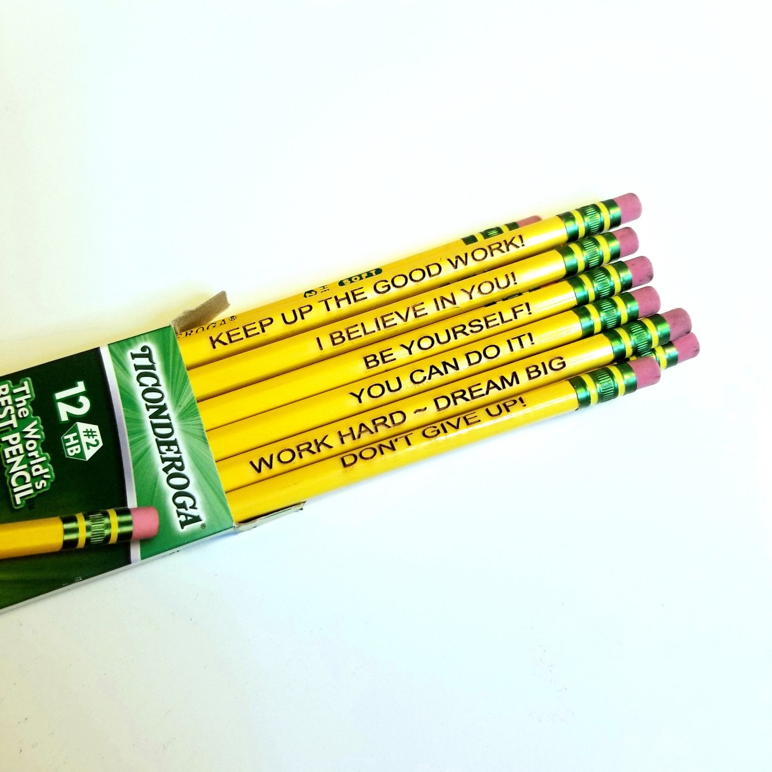 Back to School Inspirational Pencils - Personalized Pencil for Student ...