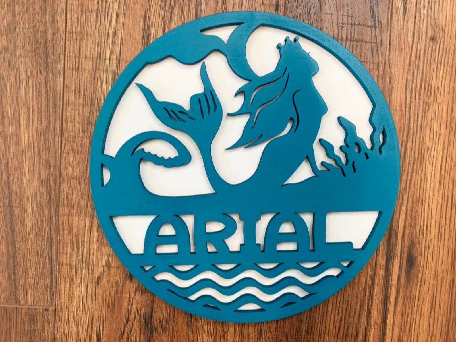 Little Mermaid Sign Childs Bedroom Decor Custom Mermaid - Etsy