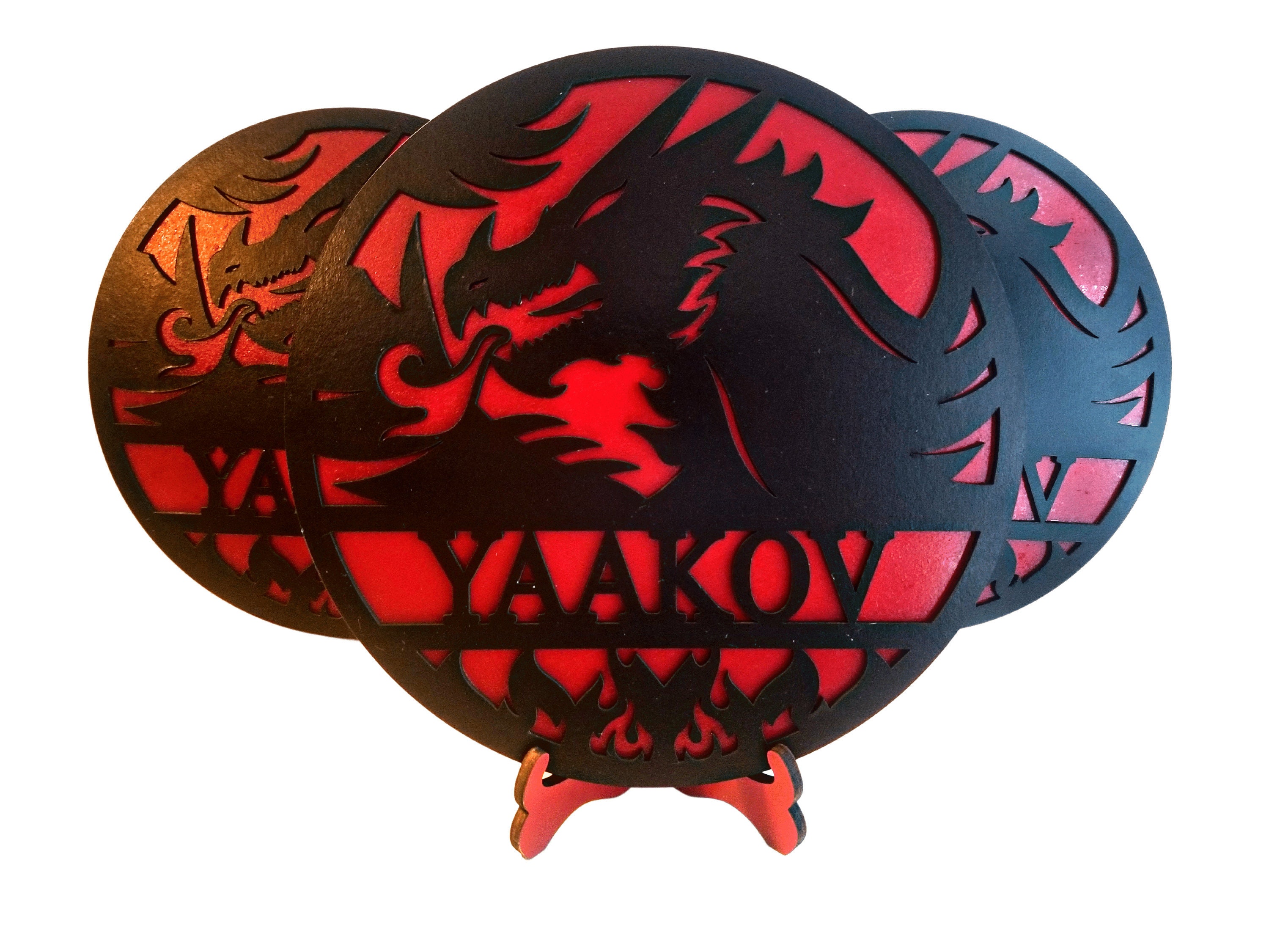 Dragon Name Sign Personalized Name Decor Fantasy Design - Etsy