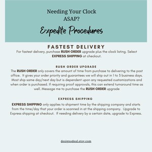 Rustic Farm Clock - Wood Family Clock - Gift for Farmer - Tractor ...