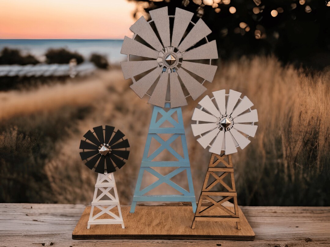 Windmill Decor Windmill Stand Farmhouse Windmill Home - Etsy
