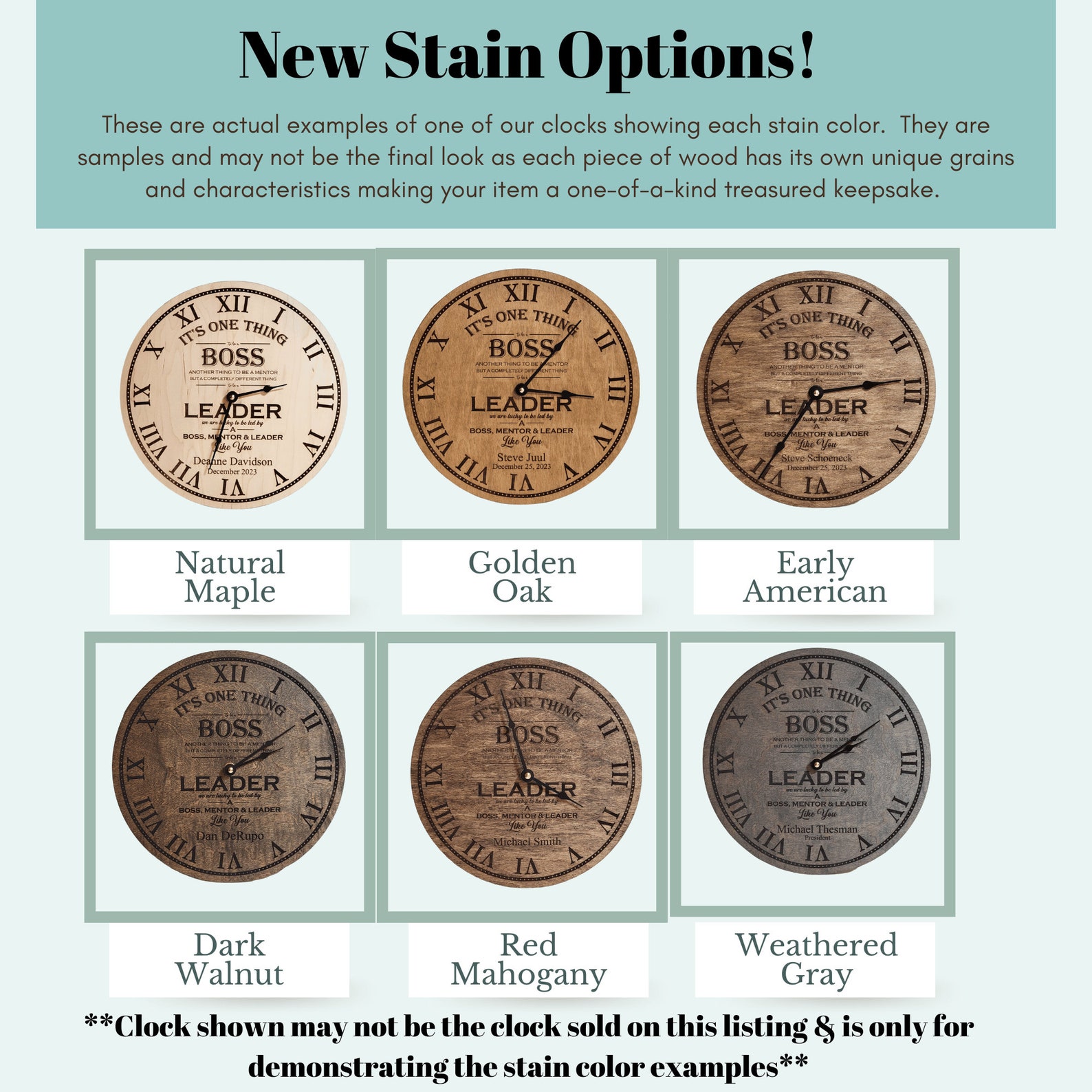 Rustic Farm Clock Wood Family Clock Tractor & Farm House Farmhouse ...