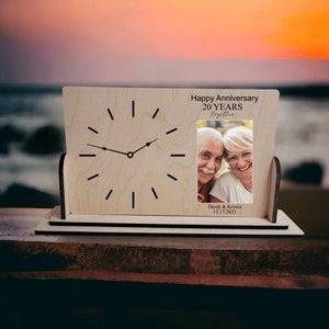 Happy Anniversary Gift - Wedding Anniversary Clock - Years Together ...