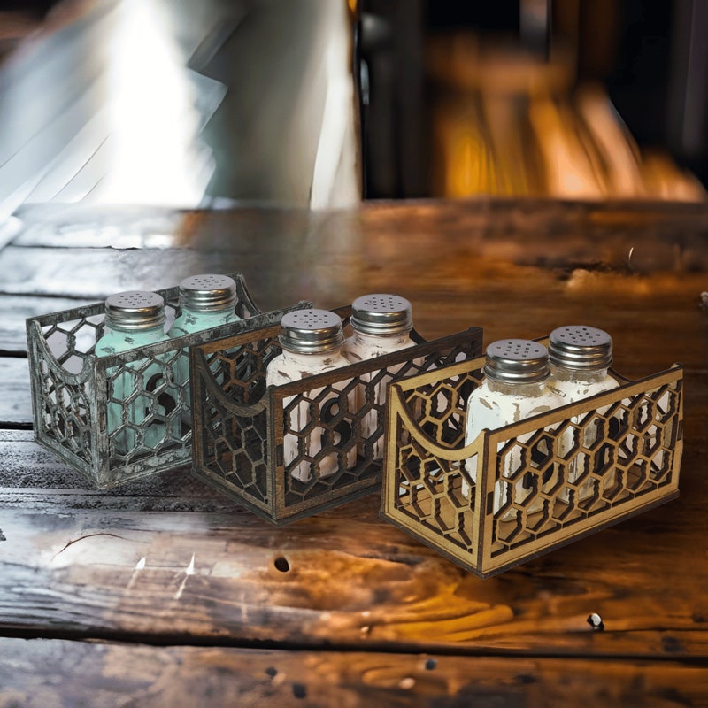 Salt Pepper Caddy - Etsy
