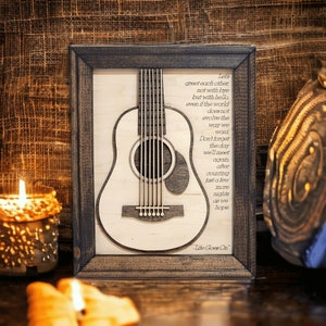 Personalized Guitar Sign, Musician Gift, Guitar Gifts for Men, Guitar ...