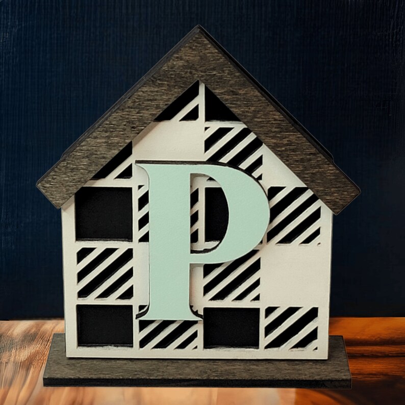 Personalized Family Sign Custom Mini House Stand Standing - Etsy