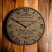 Memorial Gift Loss of Dad Memorial Clock Dad's Love is - Etsy