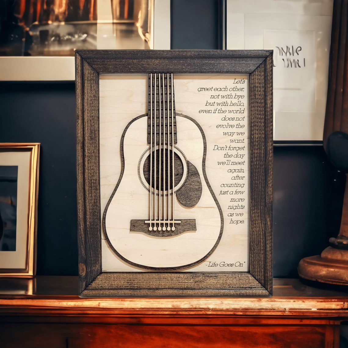 Personalized Guitar Sign, Musician Gift, Guitar Gifts for Men, Guitar ...