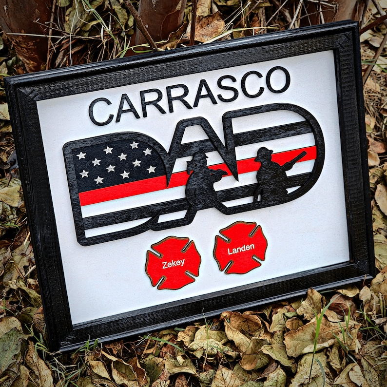 Fireman Dad Gift - Firemen Birthday Gift for Him - First Responder Gift ...