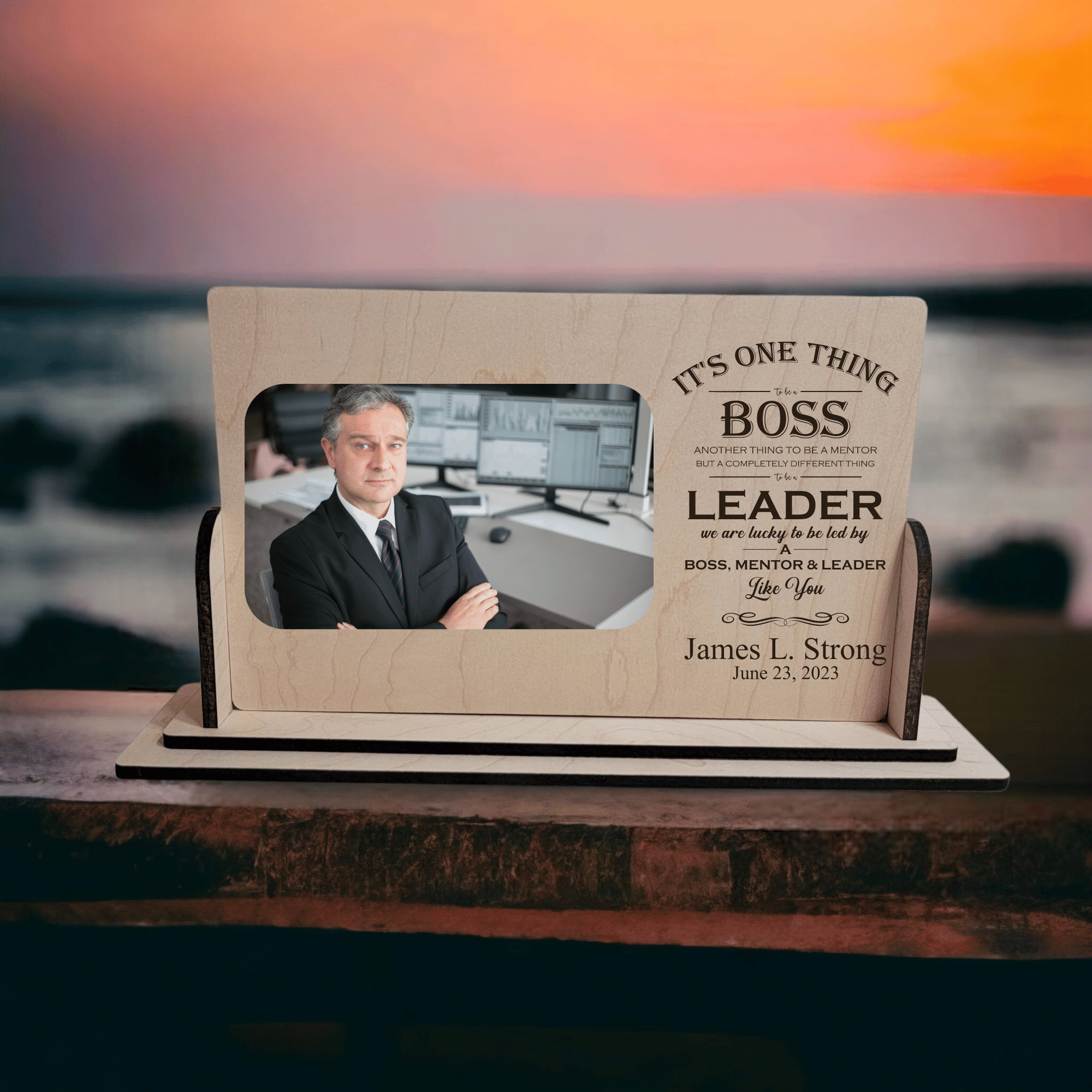 Leadership Gift for Boss - Personalized Boss Gift - Manager Promotion ...