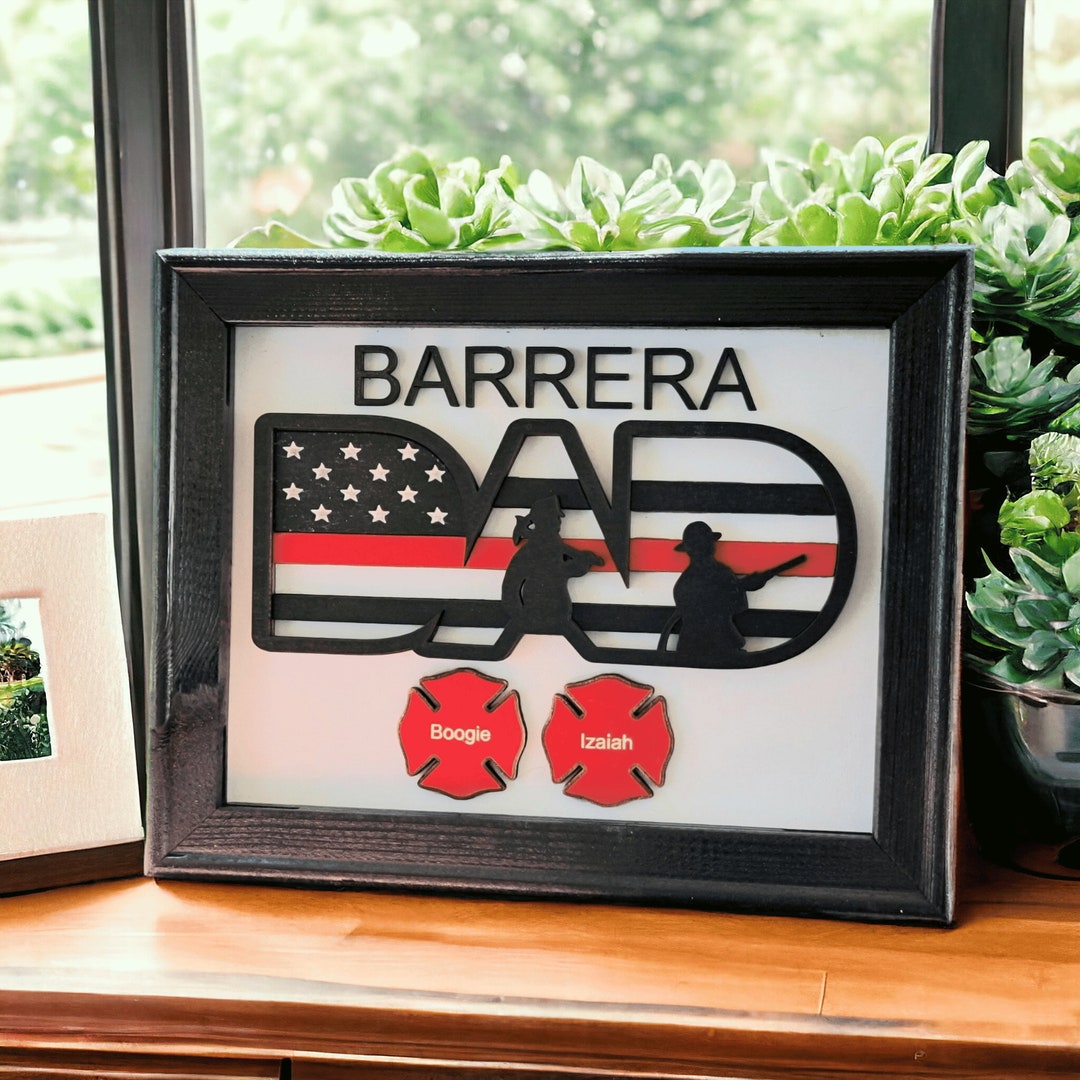 Fireman Dad Gift - Firemen Birthday Gift for Him - First Responder Gift ...