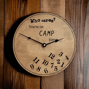Gifts for Camping Enthusiast - Who Cares You're on Camp Time - Funny ...