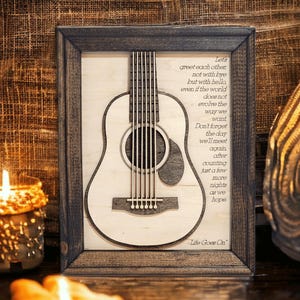 Personalized Guitar Sign, Musician Gift, Guitar Gifts for Men, Guitar ...