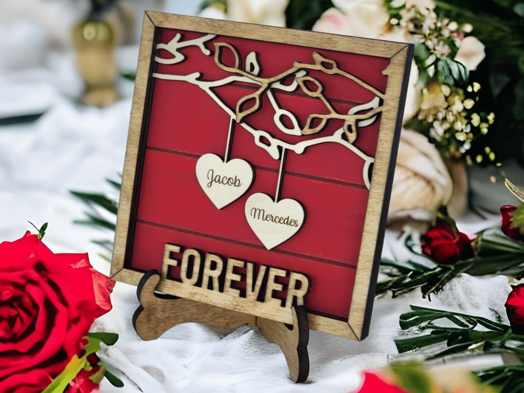 Personalized Couples Sign - Engagement Gift for Couple - Wedding Gift ...