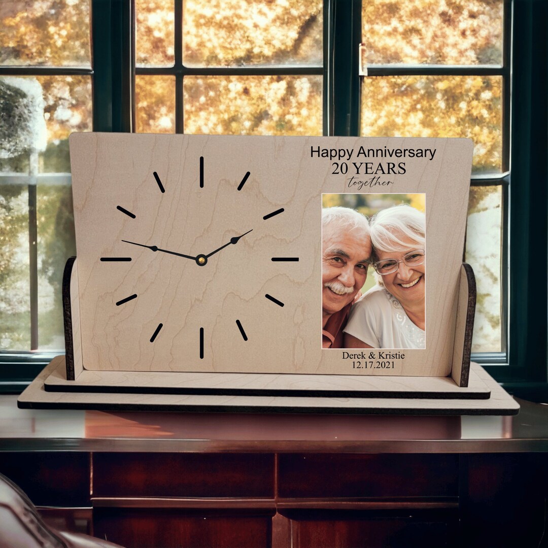 Happy Anniversary Gift - Wedding Anniversary Clock - Years Together ...