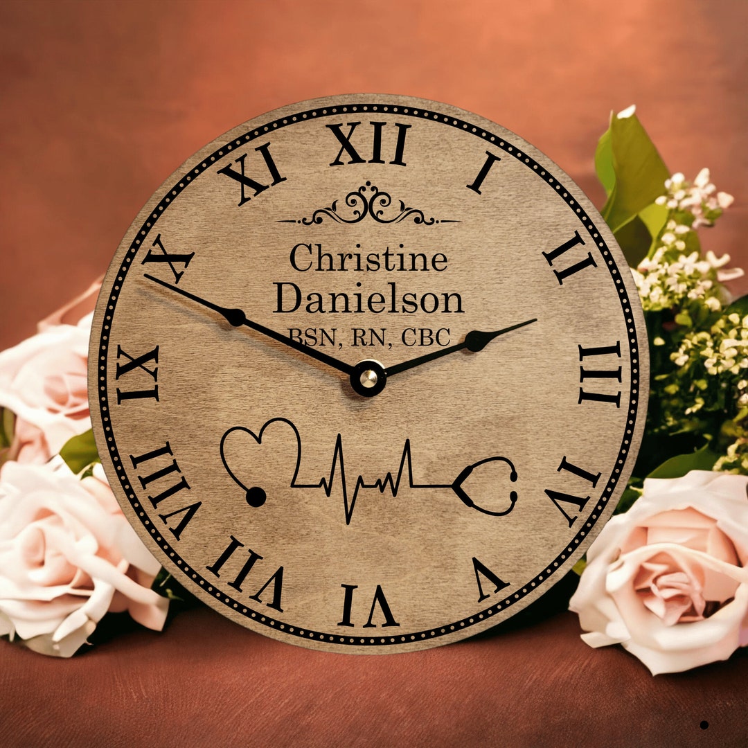 Nurse Appreciation Gift Nurse Wood Clock Nurse Graduation - Etsy