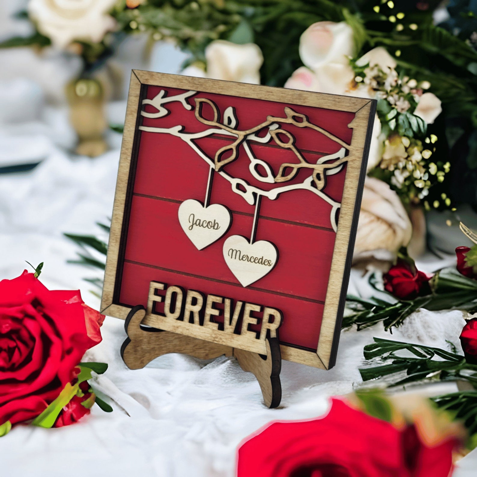 Personalized Couples Sign - Engagement Gift for Couple - Wedding Gift ...