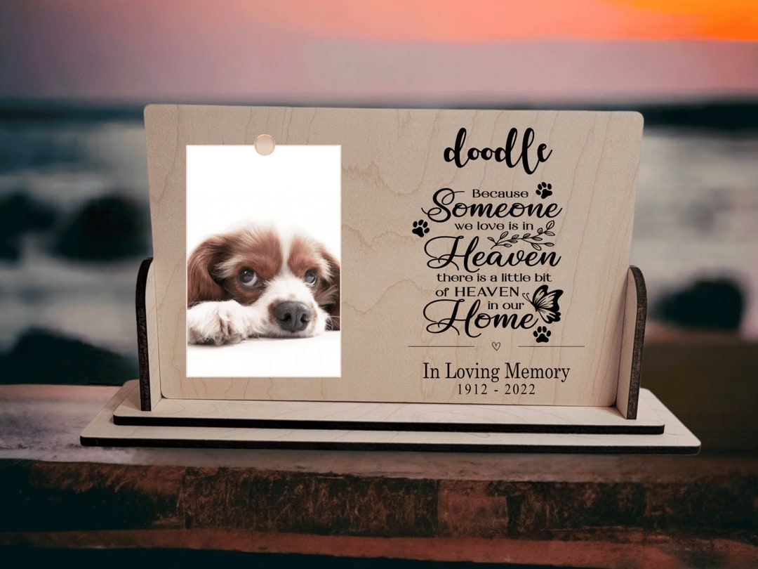 Pet Memorial Photo Frame Loss of Dog Loss of Cat - Etsy
