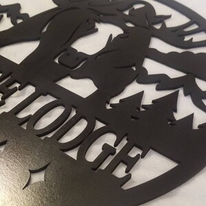 Custom Moose Name Sign Personalized Family Wall Hanging - Etsy