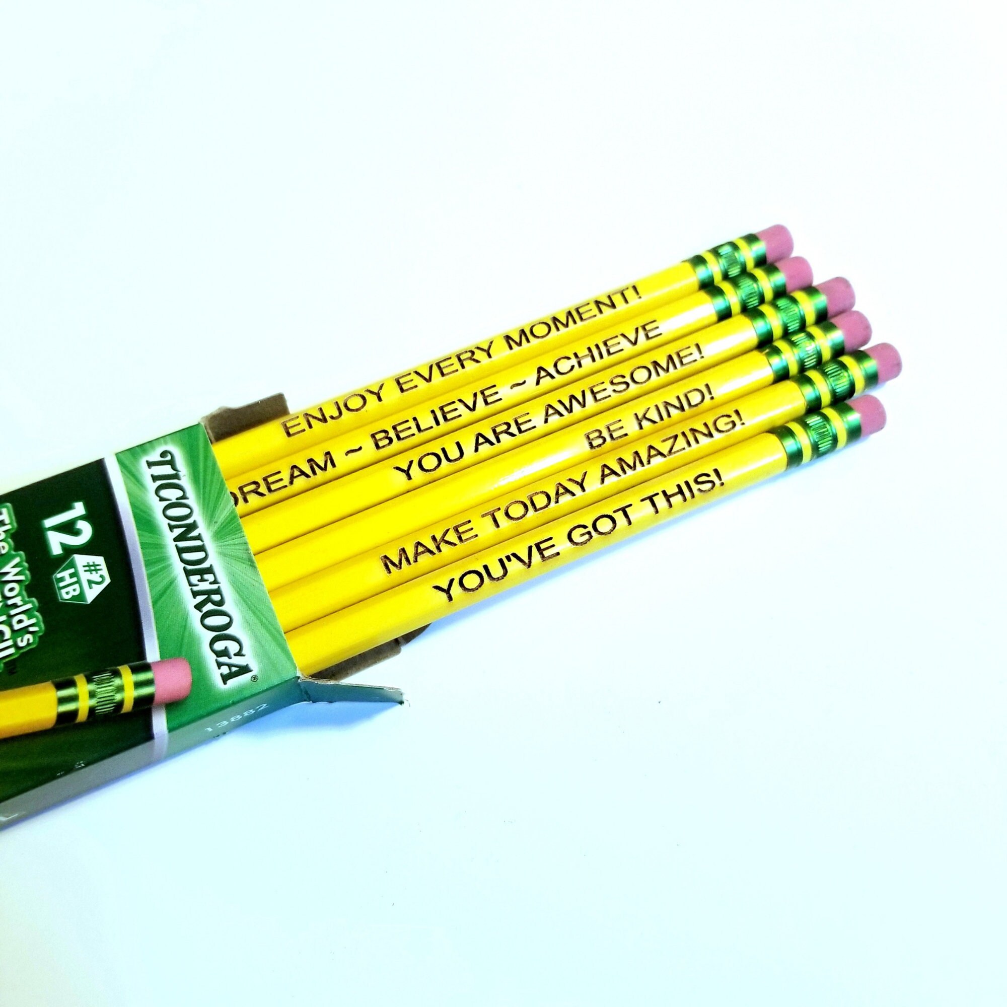 Back to School Inspirational Pencils Personalized Pencil for - Etsy UK