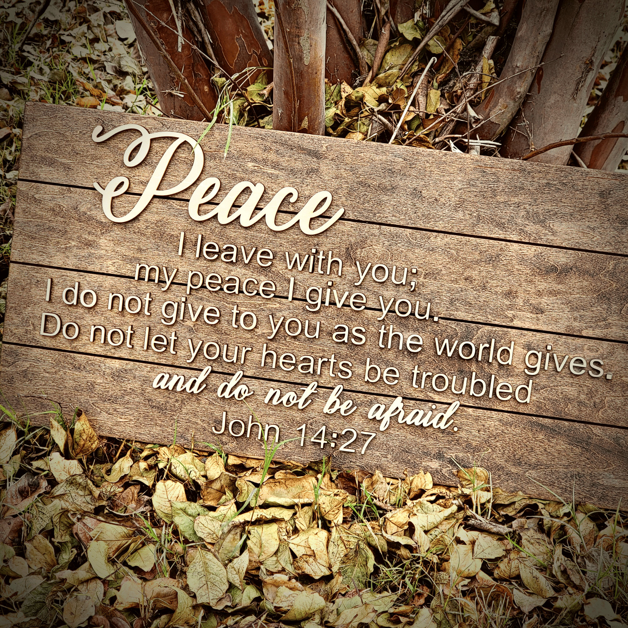Custom Bible Verse Sign - Custom Phrase Inspirational Sign ...