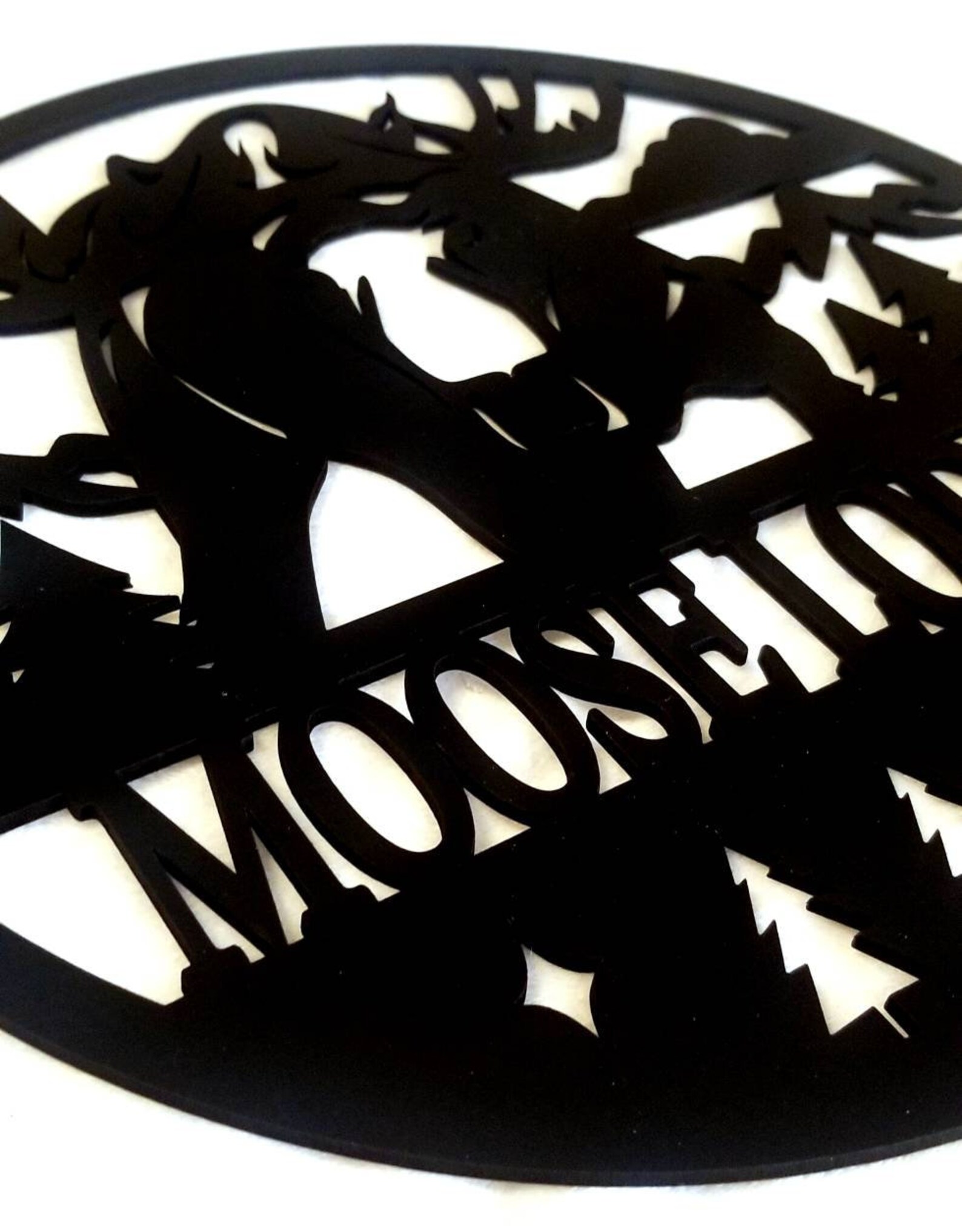 Custom Moose Name Sign Personalized Family Wall Hanging - Etsy