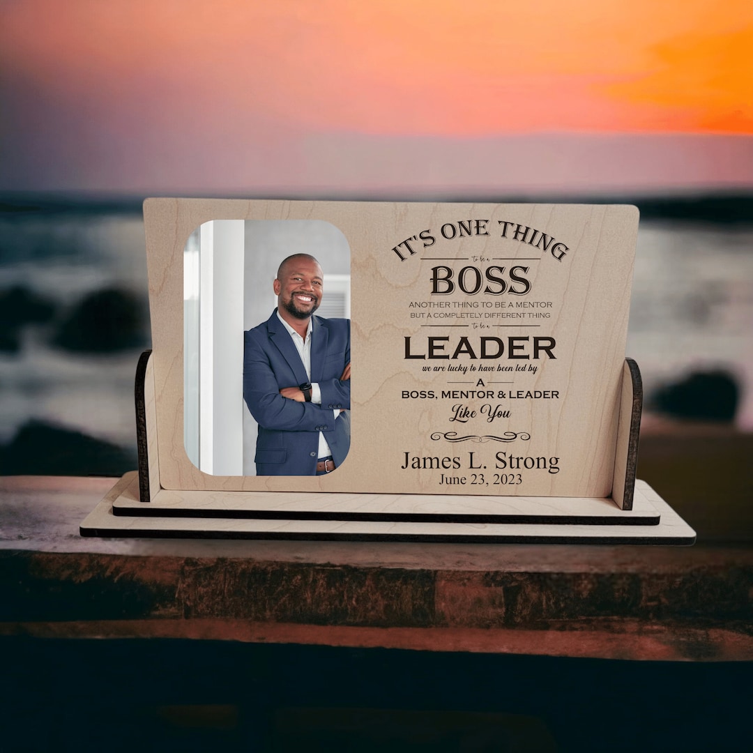Personalized Gift for Boss - Boss Leaving Gift - Leadership Gift ...