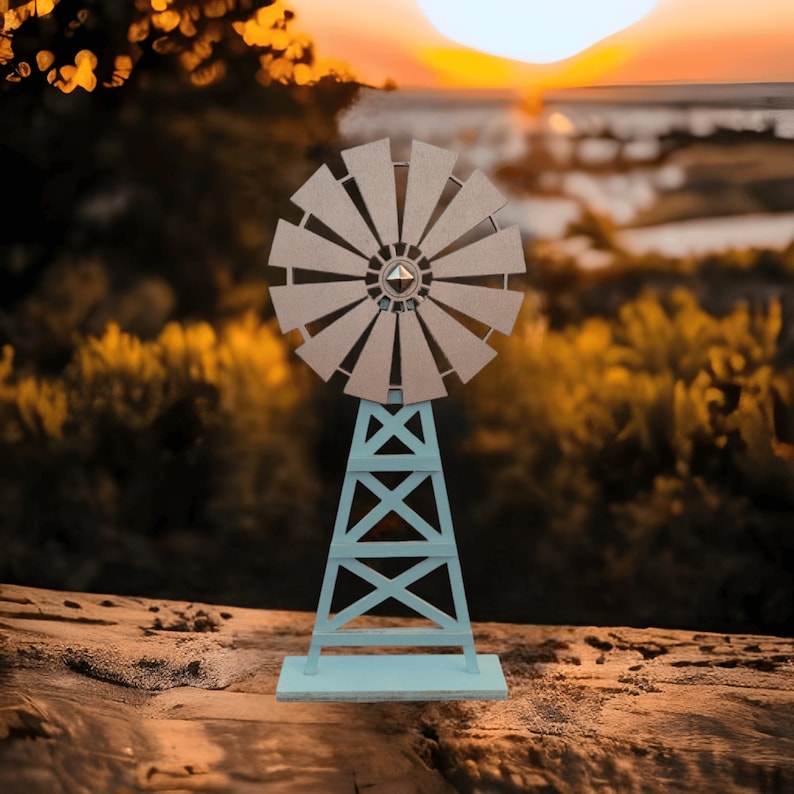 Windmill Decor Windmill Stand Farmhouse Windmill Home - Etsy