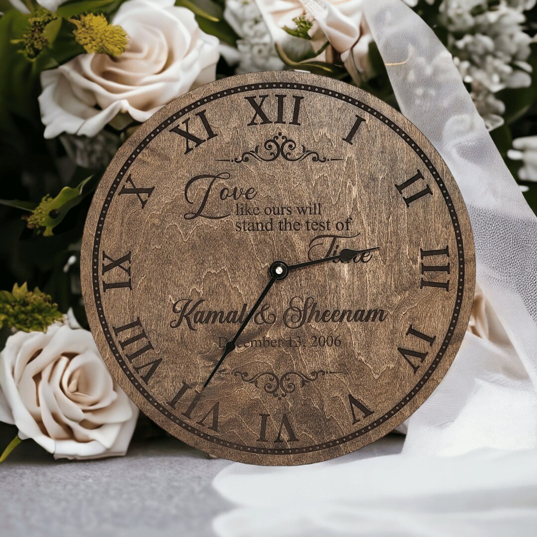 Personalized Wedding Clock, Love Like Ours Wedding Gift, Special ...