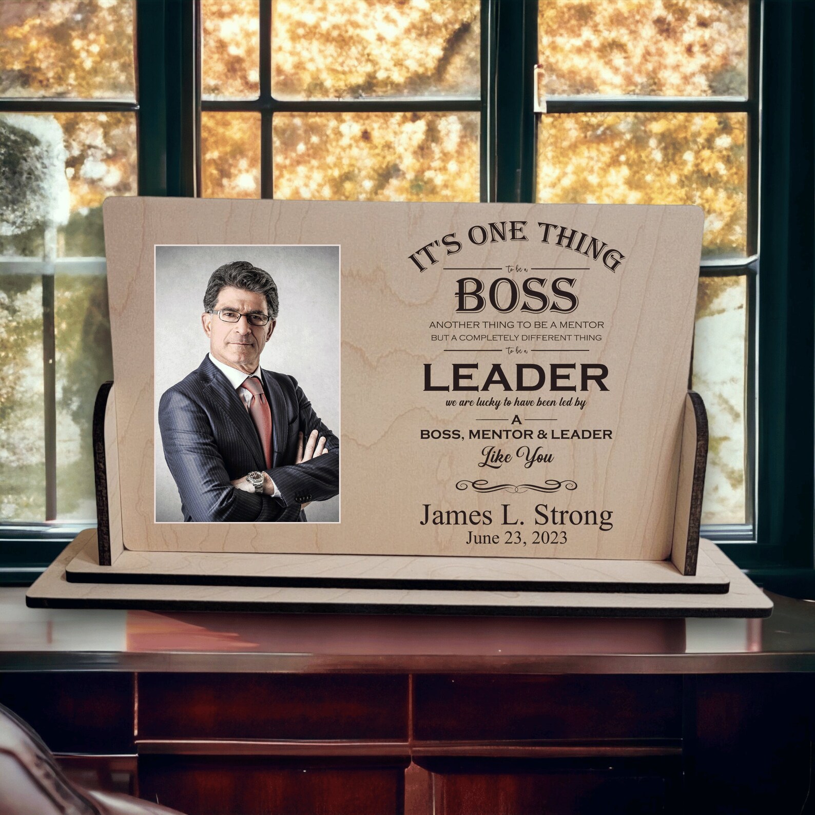 Leadership Gift for Boss - Personalized Boss Gift - Manager Promotion ...