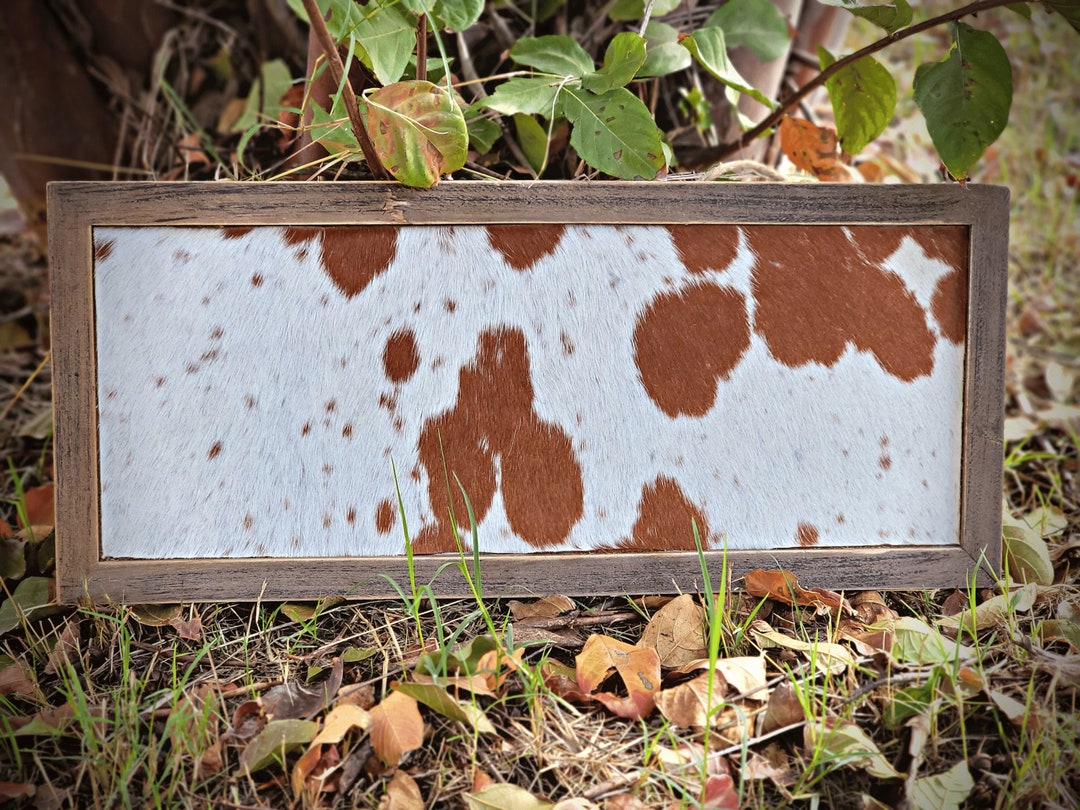 Cowhide Sign Cow Hide Branding Ceremony Ranch Sign Cattle Brand Family ...