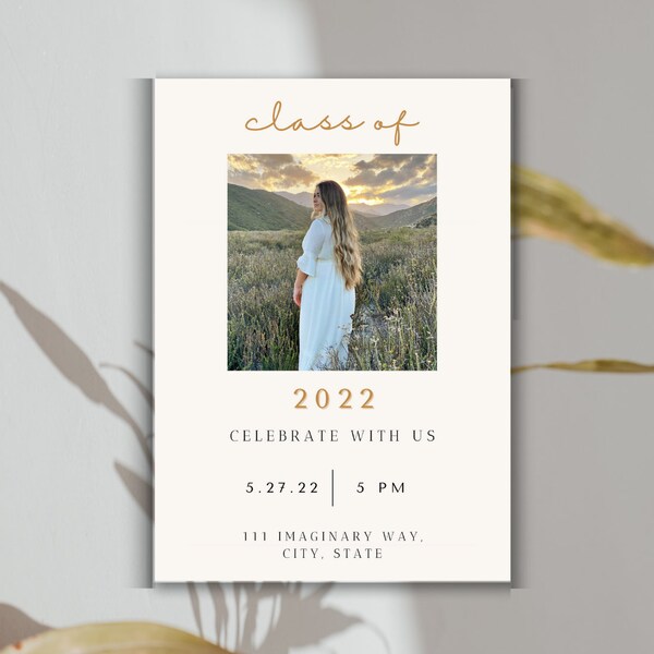 Aesthetic Graduation Invitations - Etsy
