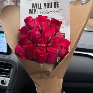 Valentine's Day Cupid Newsletter Proposal - Editable on Canva - Etsy