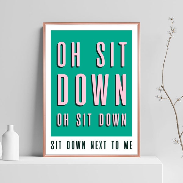 Sit Next to Me - Etsy