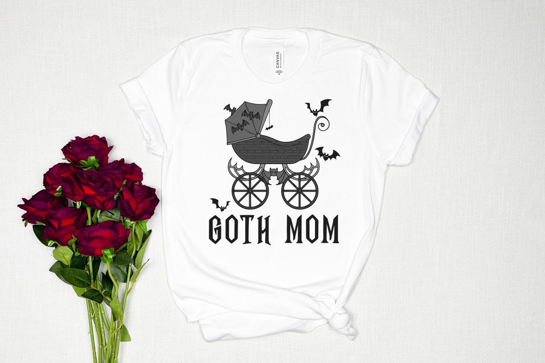 Goth Mom Shirt Cute Gothic Gift for New Mom Baby Shower Gift Alternative Mom Shirt Gothic Mom ...