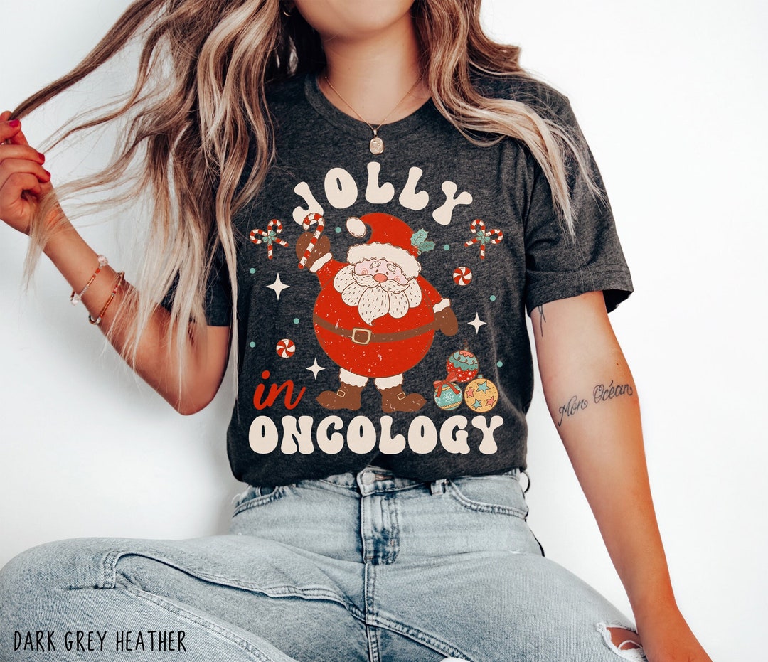 Oncology Nurse Christmas Shirt Cancer Nurse Shirt Chemo Nurse Gift ...