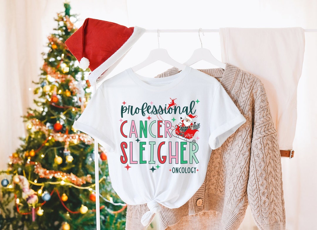 Oncology Nurse Christmas Shirt Cancer Nurse Shirt Chemo Nurse Gift ...