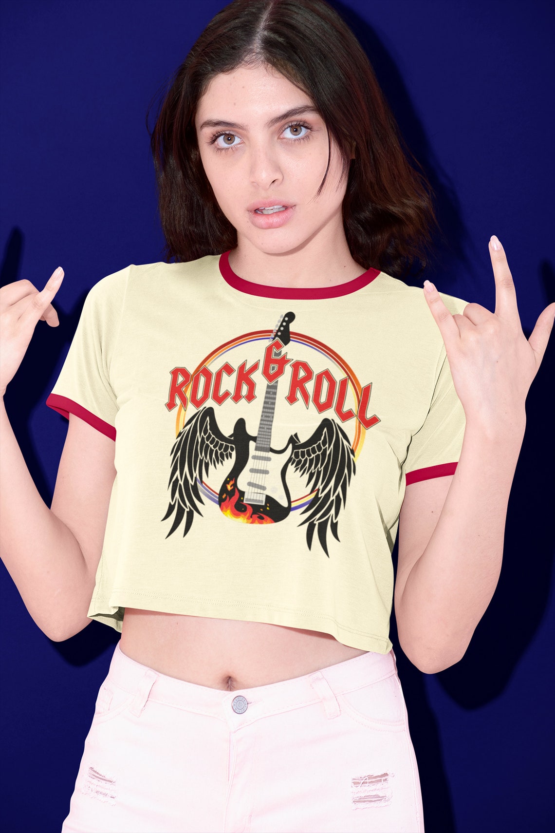 Rock and Roll Music Sublimation Download Vintage Rock Tee Rocker PNG T ...