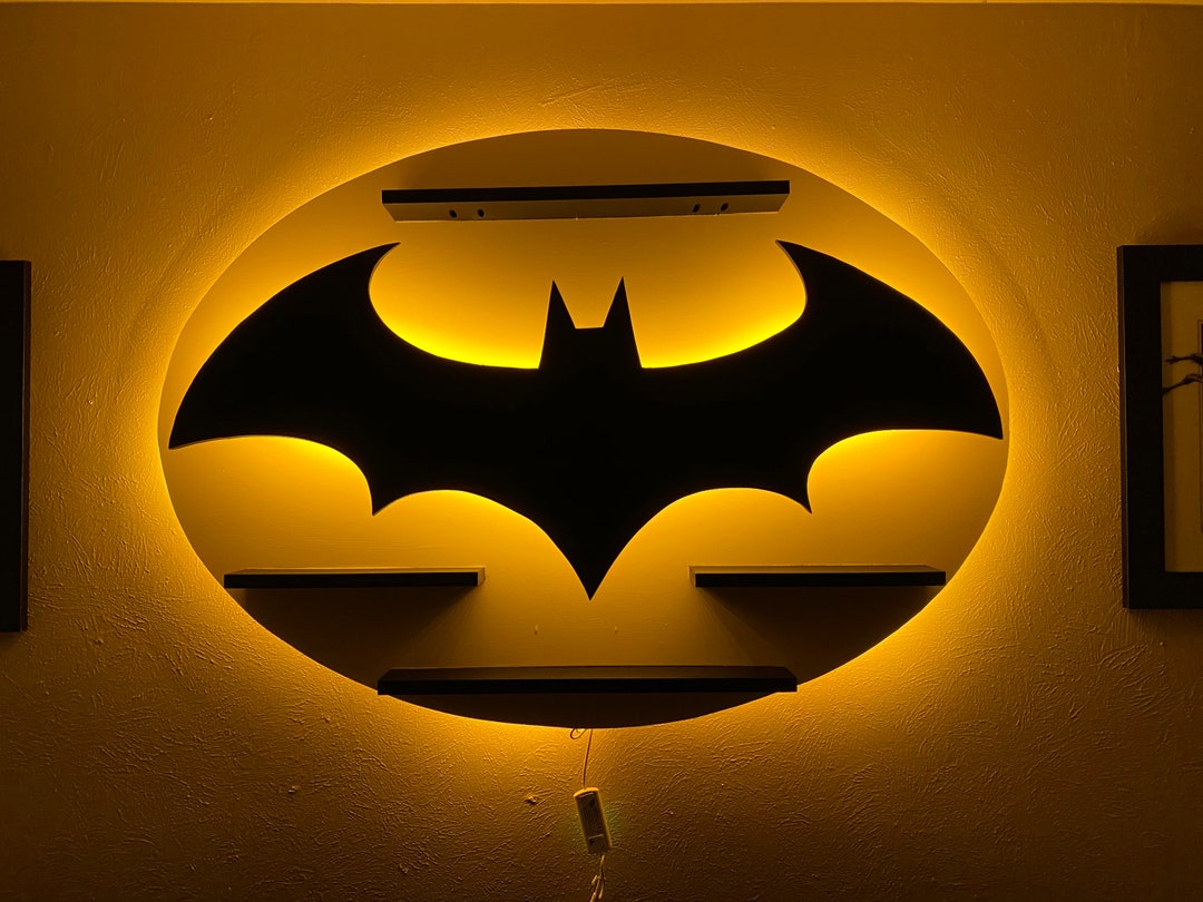Batman Inspired Shelf - Etsy