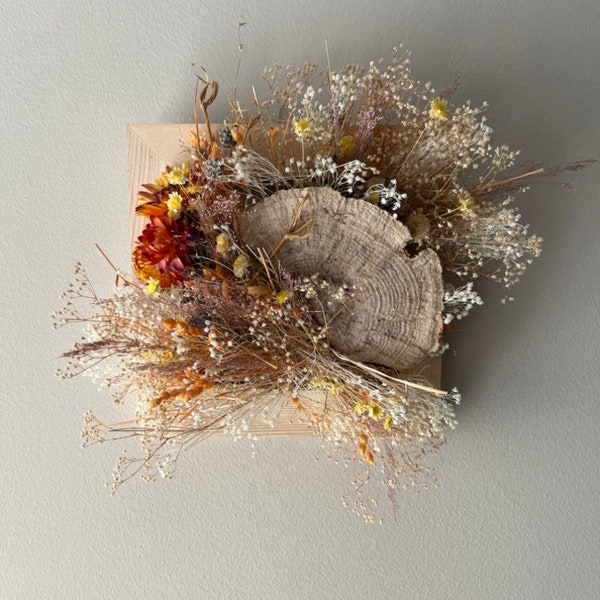 Dried Flower Arrangement for Wall - Etsy