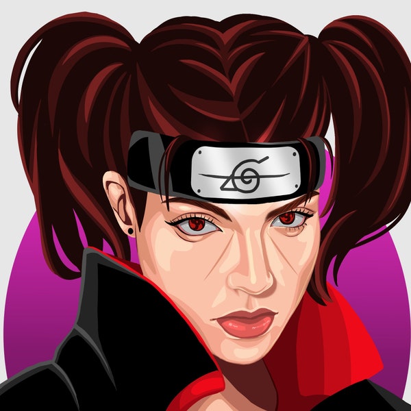 Anime Vector Fanart - Etsy