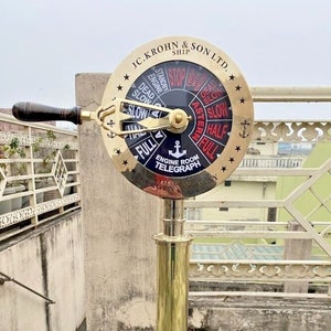 43 Ship Engine Telegraph, Ship Order Engine Working Telegraph ...