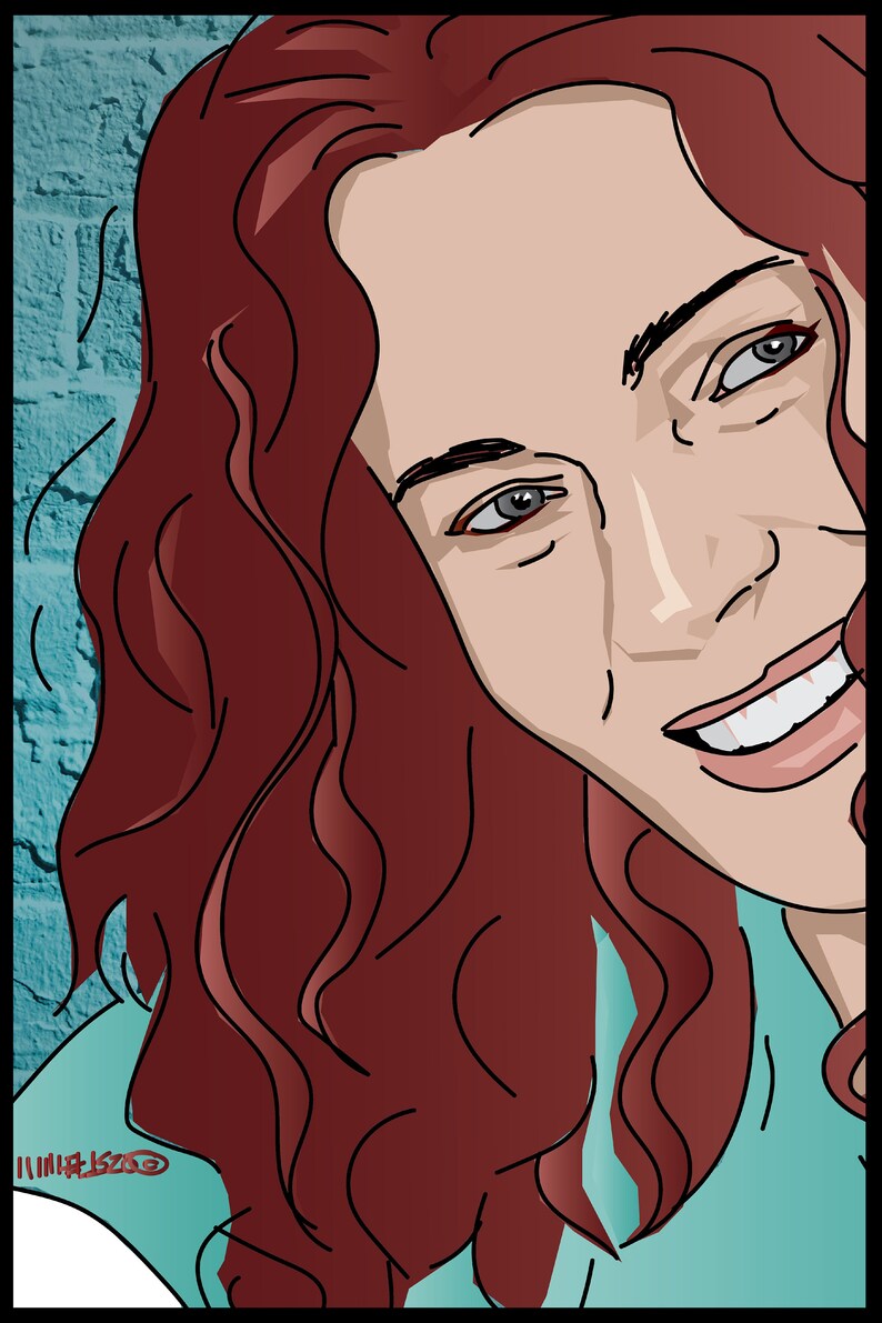 Bea Smith Wentworth Danielle Cormack Print Illustration Wall Art Home ...