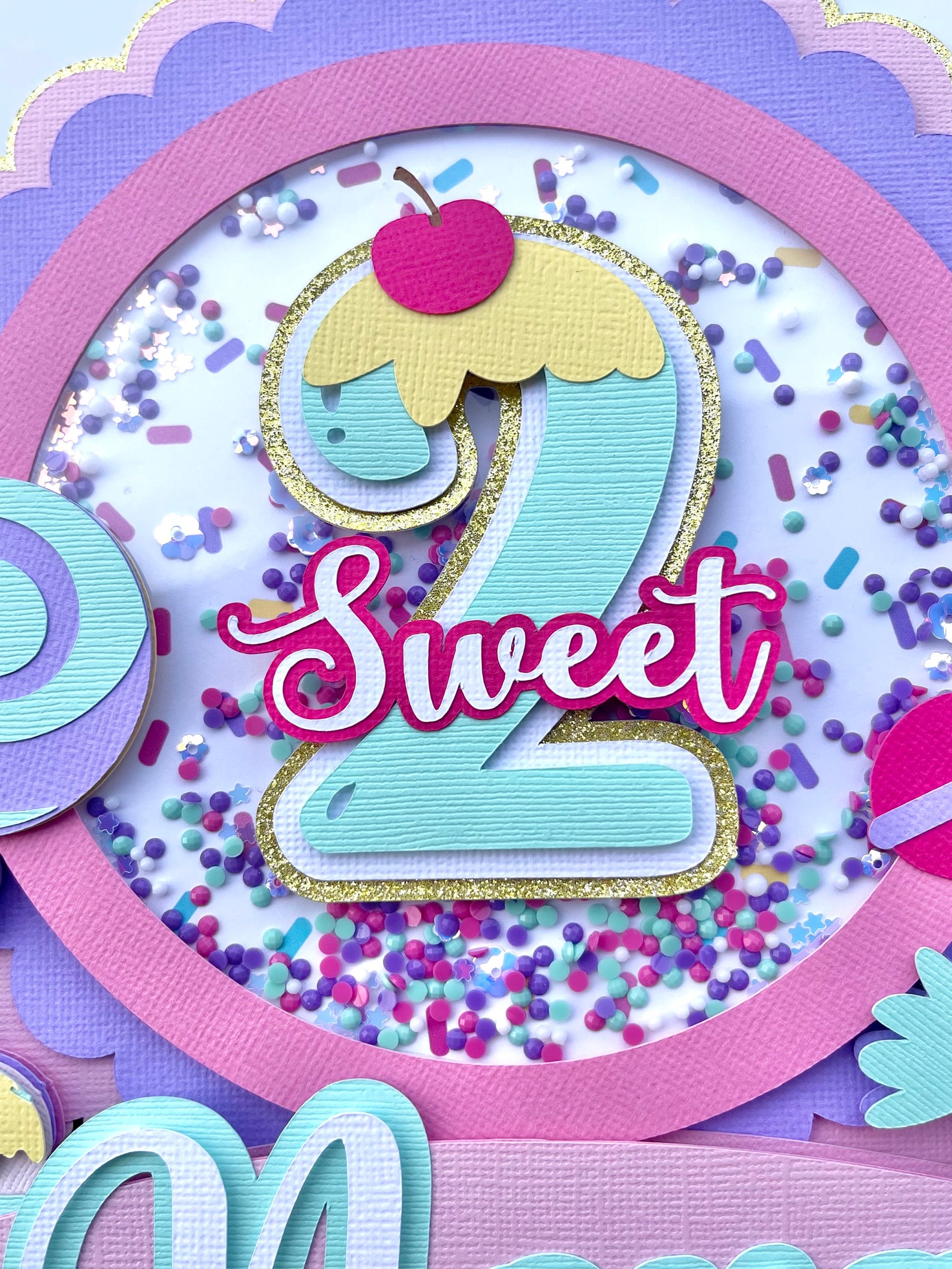 Two Sweet Cake Topper, Two Sweet Birthday, Sweet One Birthday, Sweet ...