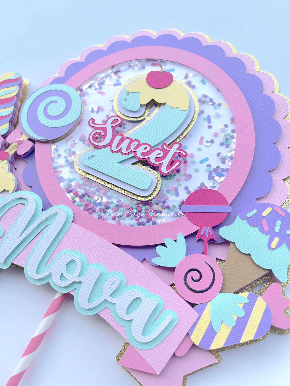 Two Sweet Cake Topper Two Sweet Birthday Sweet One Birthday - Etsy