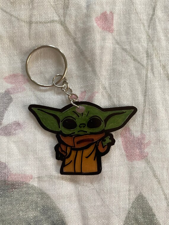 Baby Yoda Keychain | Etsy
