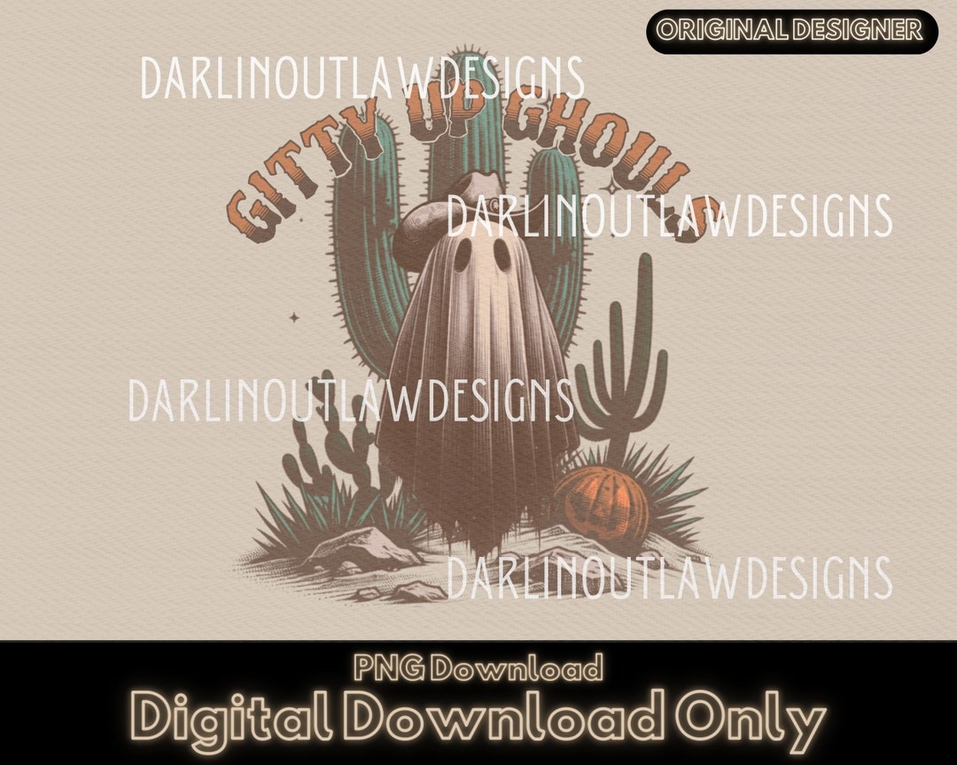 2 Transparent Png's, Gitty up Ghouls, Halloween Grunge, Sublimation ...