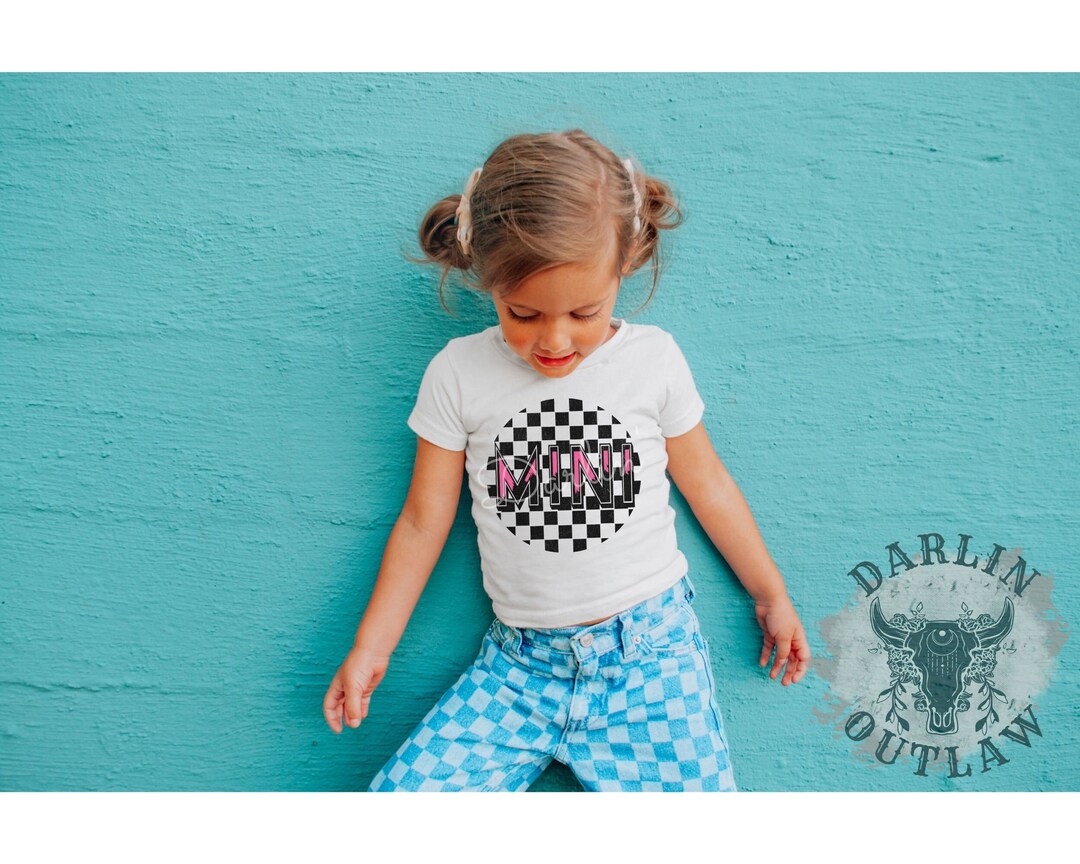 2 Transparent PNG, Mini Checkered Pattern, Vintage Version, Mama & Mini ...
